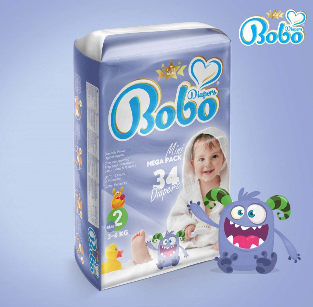 FAEL DESIGN Studio | BOBO® | Packaging Design Diapers Packaging Design