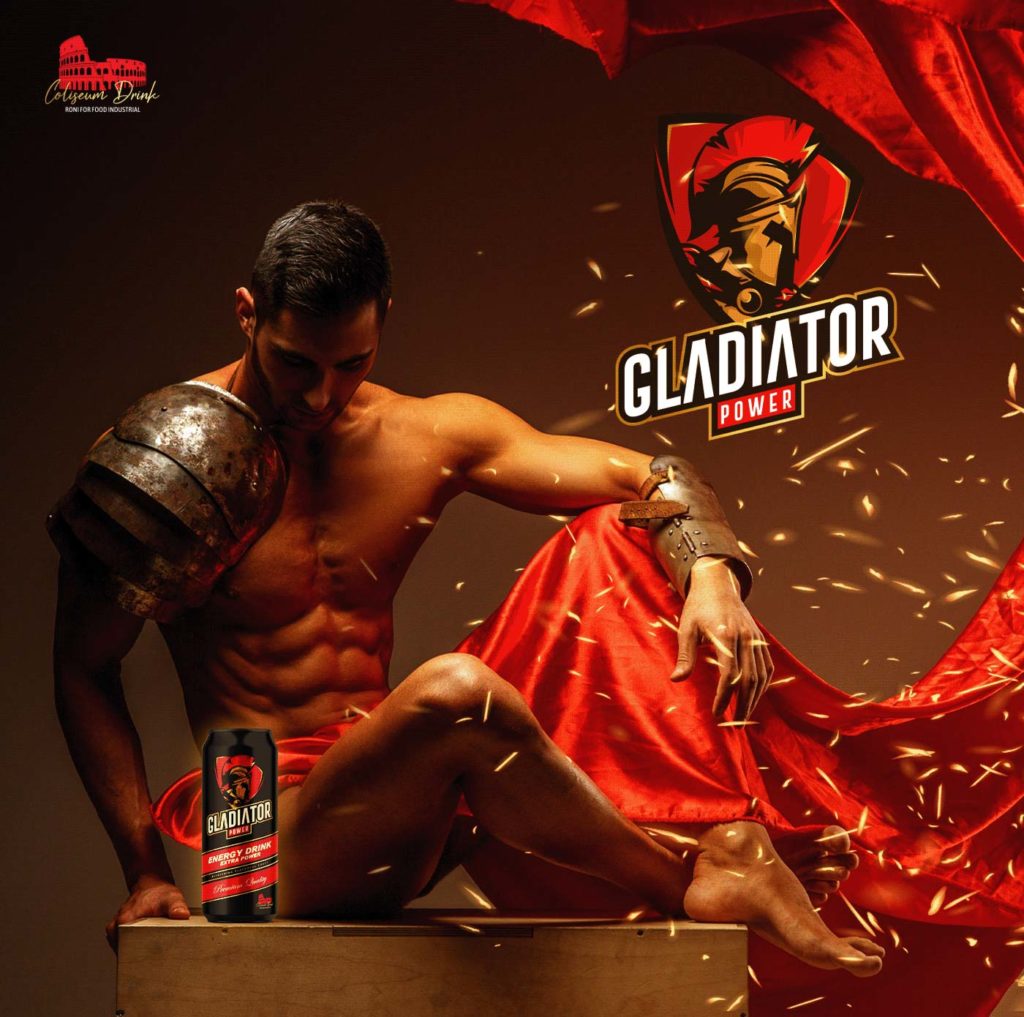 FAEL DESIGN Studio | Gladiator Power Drink Packaging Design